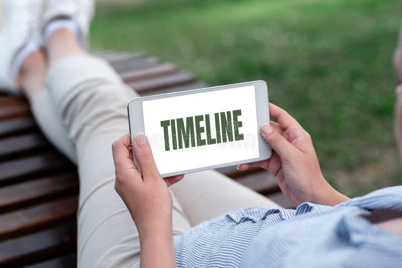 Text Showing Inspiration Timeline. Business Concept Graphical ...