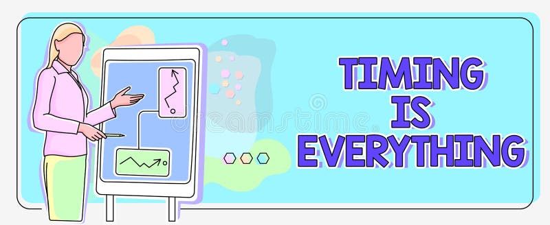 Text Caption Presenting Timing is Everything. Word Written on Do it Now ...