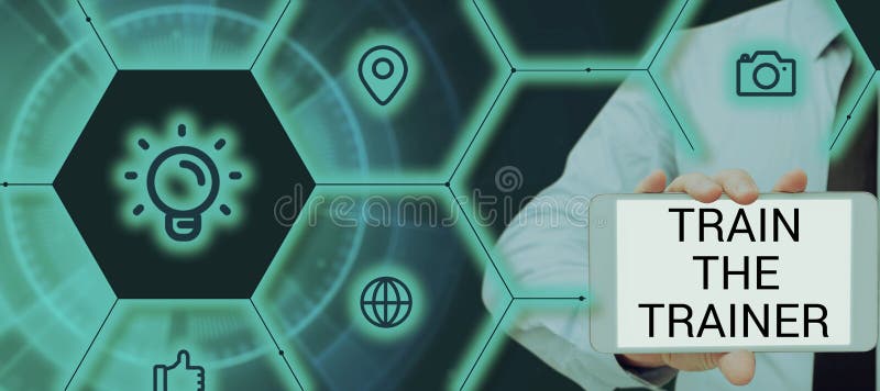 Text Caption Presenting Train the Trainer. Business Showcase Identified ...