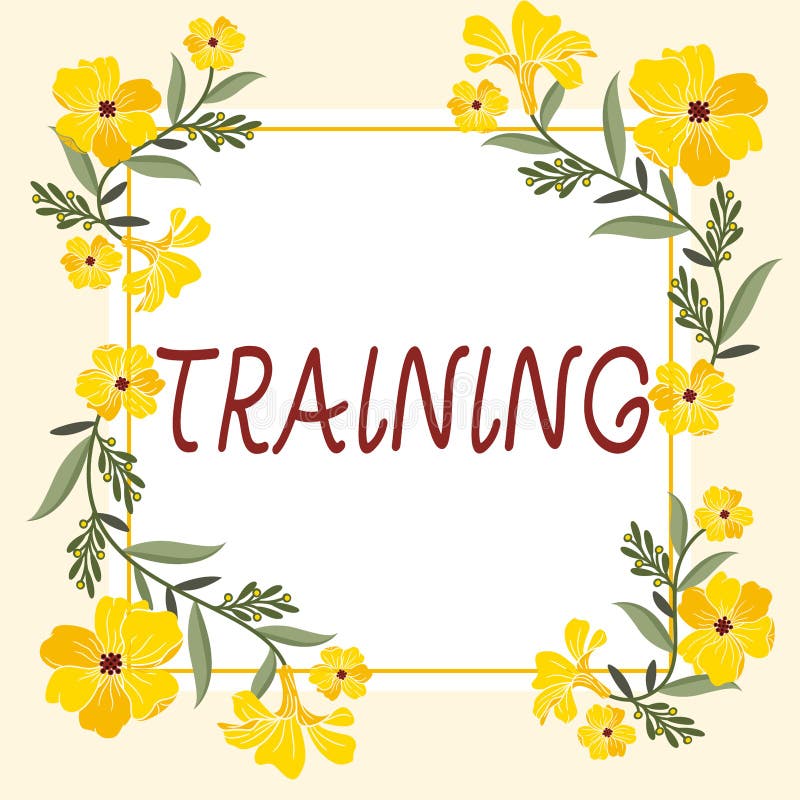 Text Caption Presenting Training. Business Concept an Activity Occurred ...