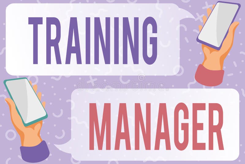 Text Sign Showing Training Manager. Business Showcase Giving Needed ...