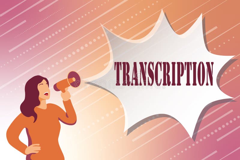 Transcription Methods Stock Illustrations – 18 Transcription Methods ...