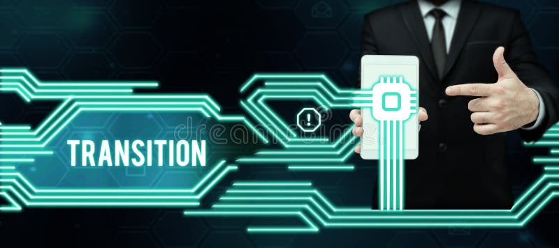 Conceptual Caption Transition. Business Concept a Dramatic or Sweeping ...