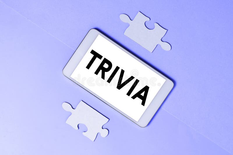Text Caption Presenting Trivia. Internet Concept Details Considerations ...