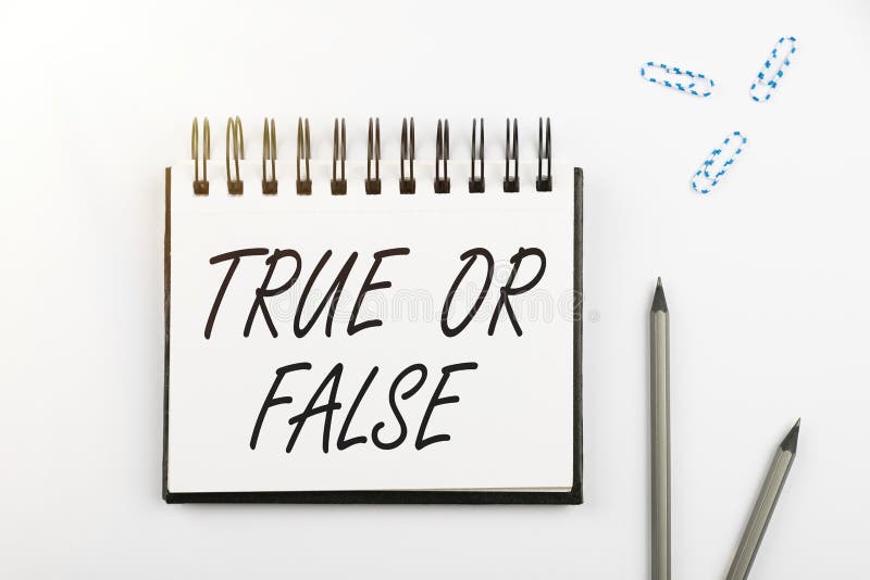 Text Caption Presenting True or False. Internet Concept Decide between ... Text Caption Presenting True or False. Internet Concept Decide between ...