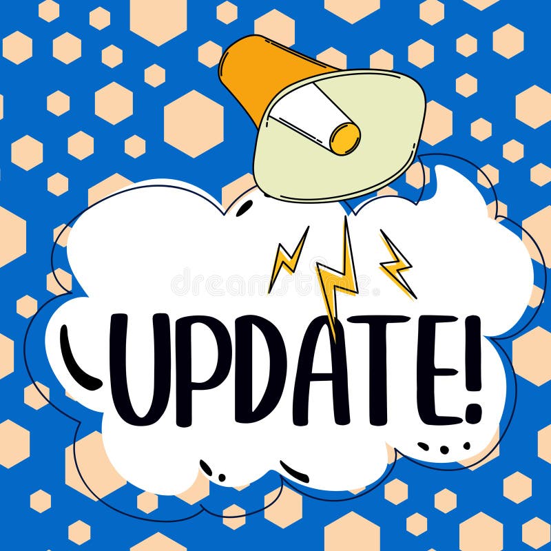 Text Caption Presenting Update. Business Approach Make Something More ...