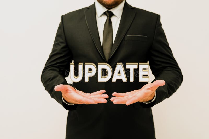 Conceptual Caption Update. Internet Concept Make Something More Modern ... Conceptual Caption Update. Internet Concept Make Something More Modern ...
