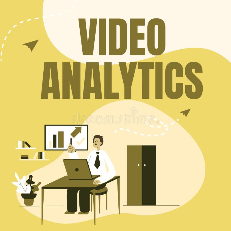 Text Caption Presenting Video Analytics. Word Written on Analyzing ... Text Caption Presenting Video Analytics. Word Written on Analyzing ...