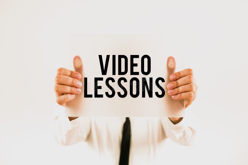 Conceptual Display Video Lessons. Word Written on Online Education ... Conceptual Display Video Lessons. Word Written on Online Education ...