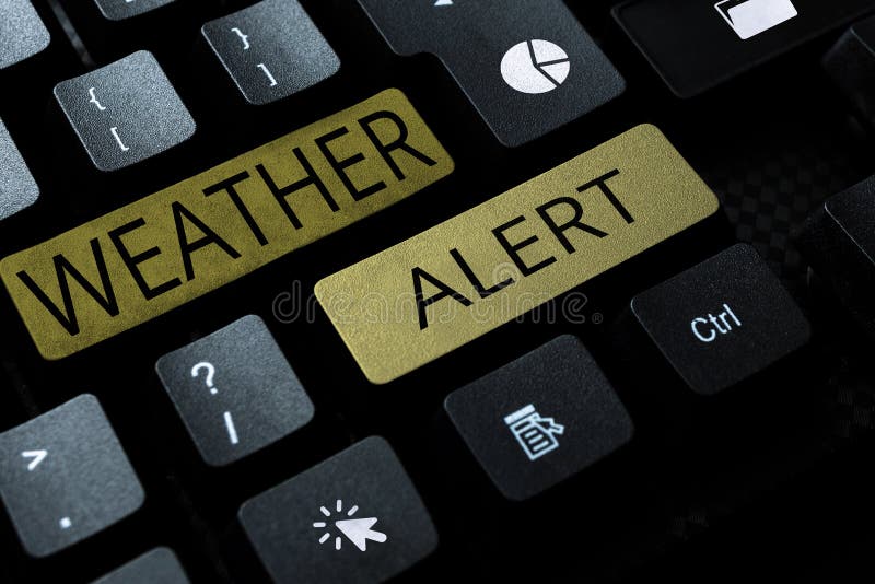 Text Caption Presenting Weather Alert. Concept Meaning Urgent Warning ... Text Caption Presenting Weather Alert. Concept Meaning Urgent Warning ...