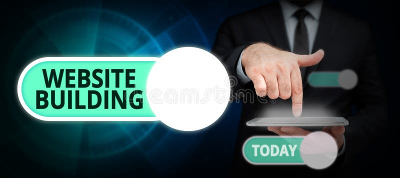 Text Showing Inspiration Website Building. Word Written on Tools that ...