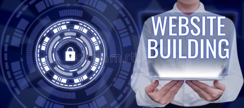 Text Caption Presenting Website Building. Internet Concept Site is ...