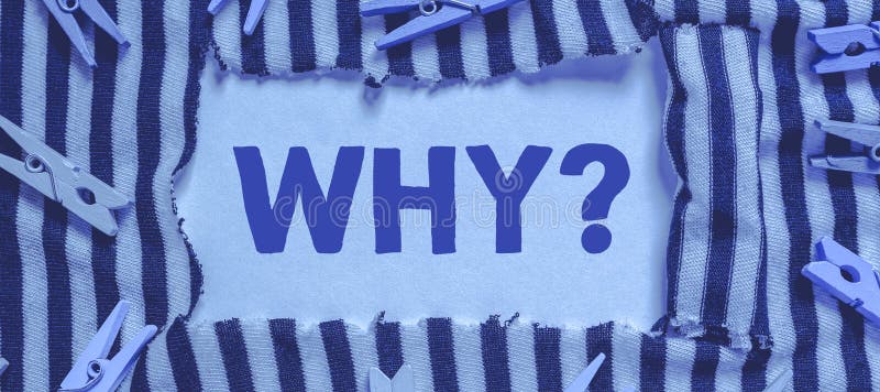 Text Caption Presenting Why. Business Concept Asking for What Reason ...