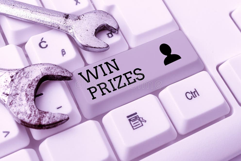 Inspiration Showing Sign Win Prizes. Conceptual Photo Something Given ...