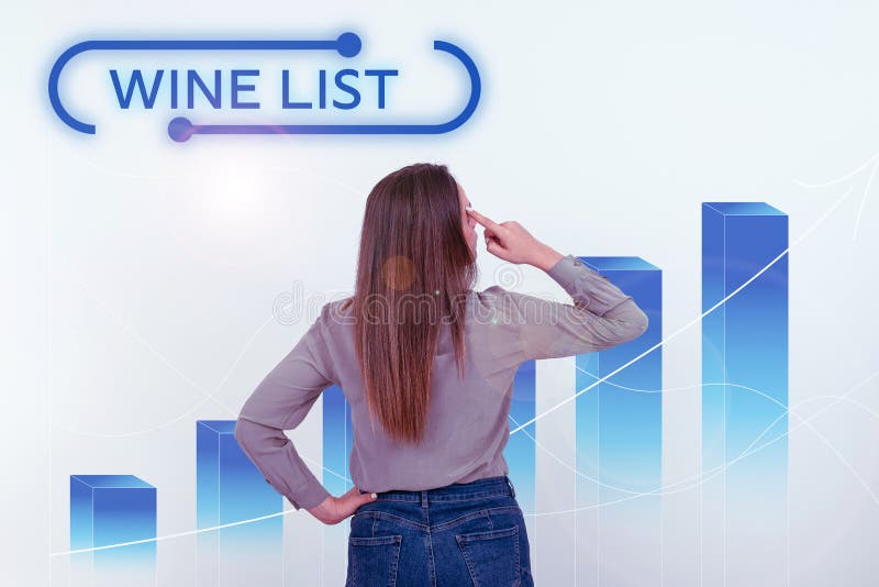 Conceptual Caption Wine List. Internet Concept Menu of Wine Selections ... Conceptual Caption Wine List. Internet Concept Menu of Wine Selections ...
