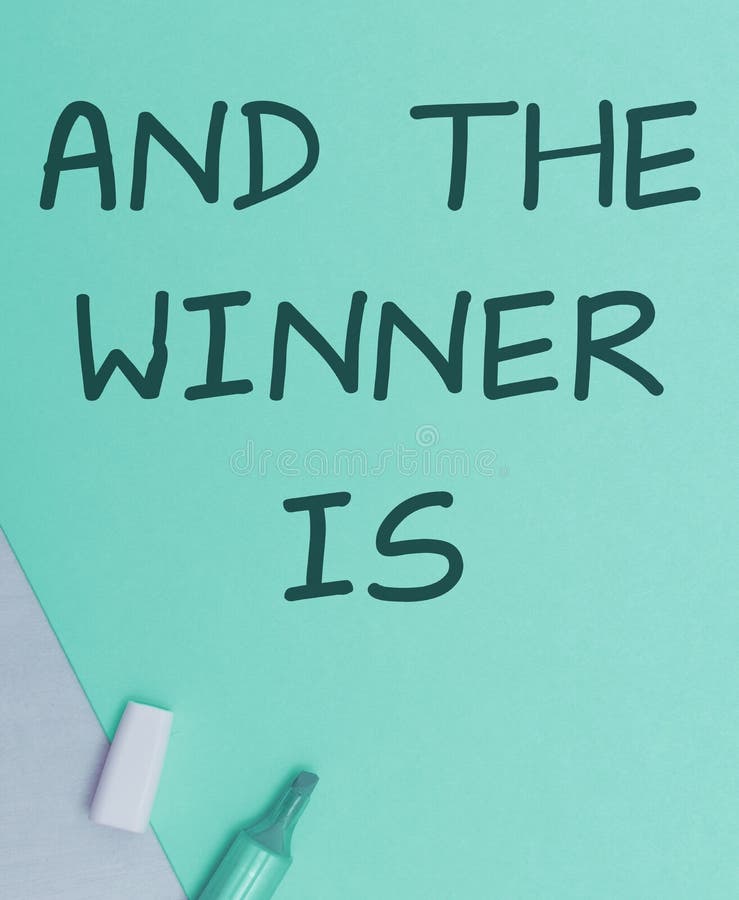 Text Caption Presenting and the Winner is. Business Approach Written ... Text Caption Presenting and the Winner is. Business Approach Written ...