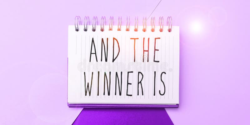 Text Caption Presenting and the Winner is. Business Idea Written Spoken ... Text Caption Presenting and the Winner is. Business Idea Written Spoken ...