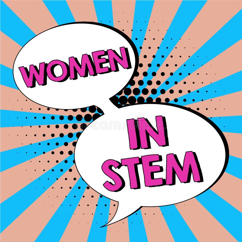 Text Caption Presenting Women in Stem. Business Idea Science Technology ... Text Caption Presenting Women in Stem. Business Idea Science Technology ...