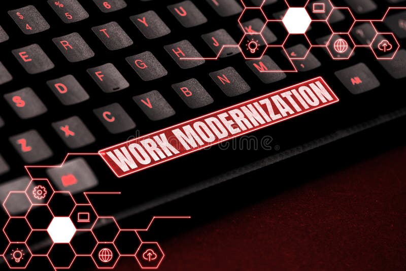 Text Caption Presenting Work Modernization. Conceptual Photo Changing ... Text Caption Presenting Work Modernization. Conceptual Photo Changing ...