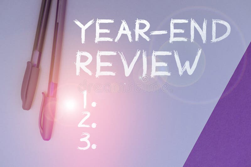 Text Caption Presenting Year End Review. Word for Annual Assessment of ... Text Caption Presenting Year End Review. Word for Annual Assessment of ...