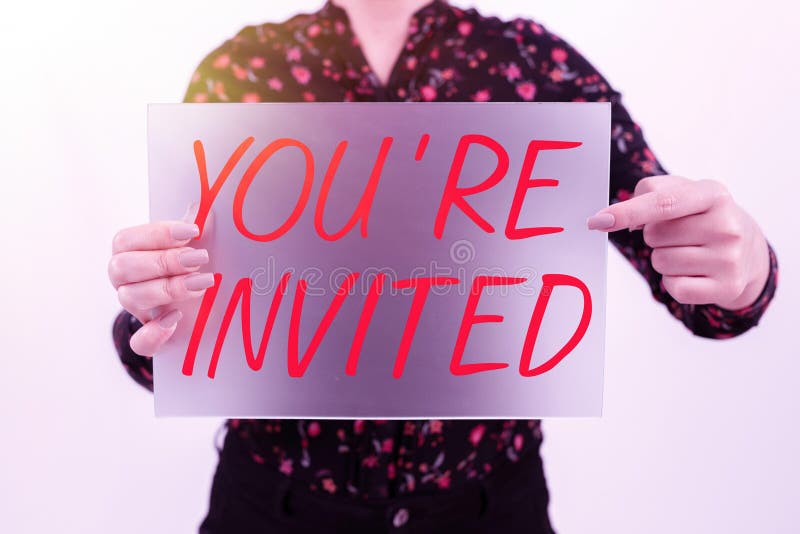 Text Caption Presenting You Re Invited. Business Concept Please Join Us ... Text Caption Presenting You Re Invited. Business Concept Please Join Us ...