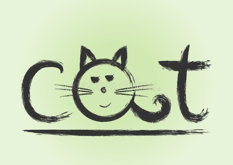 Text stock vector. Illustration of circle, dirty, animal - 78088489