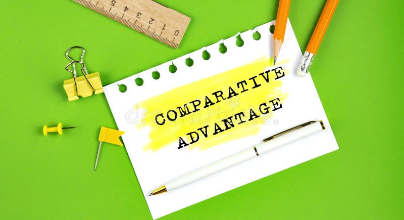Comparative Advantage Concept Stock Photo - Image of idea, business ...