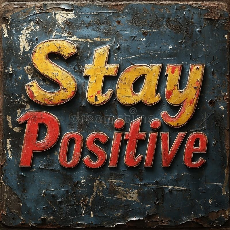 Text with Contrasting Colors and Vibrant Inspirational Design. Stock ...