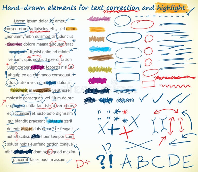 Correction Stock Illustrations – 37,101 Correction Stock Illustrations ...