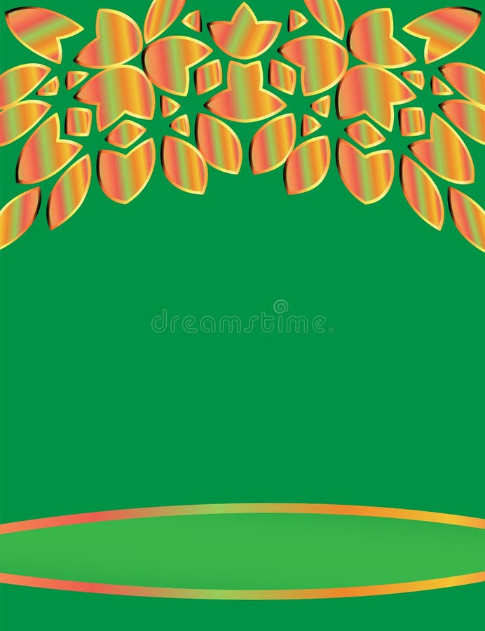 Text Cover Template with Colorful Decoration Stock Vector ...