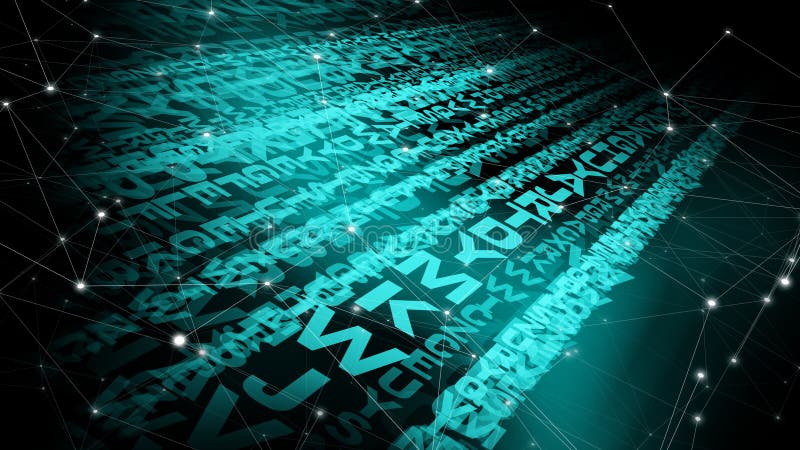 Text Creative Chaos of Typography Random Letters Forming Energetic and ...