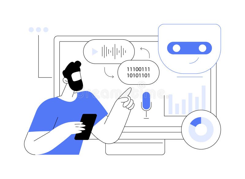 Text Data Analysis With Nlp Abstract Concept Vector Illustration Stock Vector Illustration Of