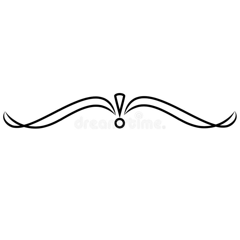 Text Delimiter for Your Projects Design. Vector Illustration Stock ...