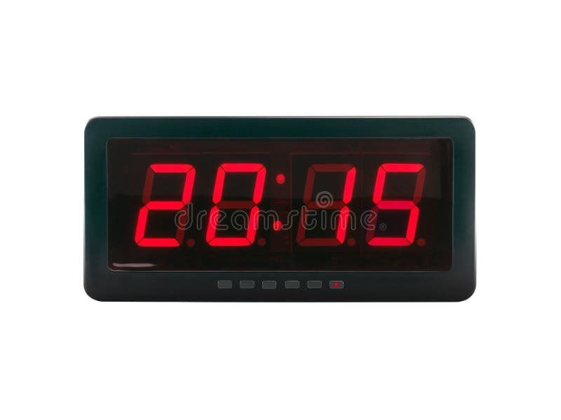 Digital clock stock photo. Image of number, electricity - 7576786