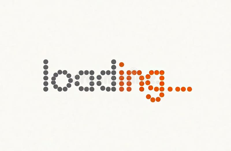 Digital Software Update Process Progress Animation Display Stock Photos ...