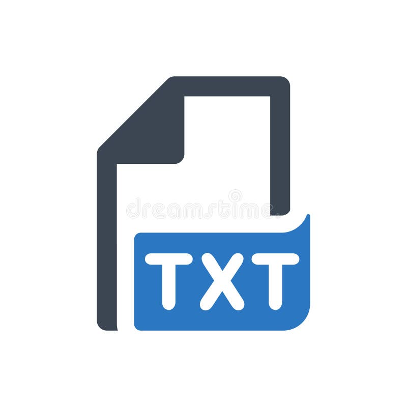 Text document icon stock vector. Illustration of icon - 223751308