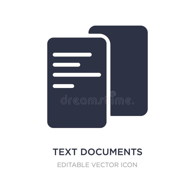 Text Documents Outline Vector Icon. Thin Line Black Text Documents Icon ...