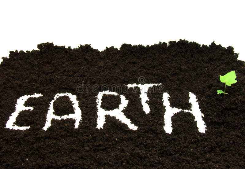 Text Earth Day and Man Hands Patterned with a World Map (furnished by ...