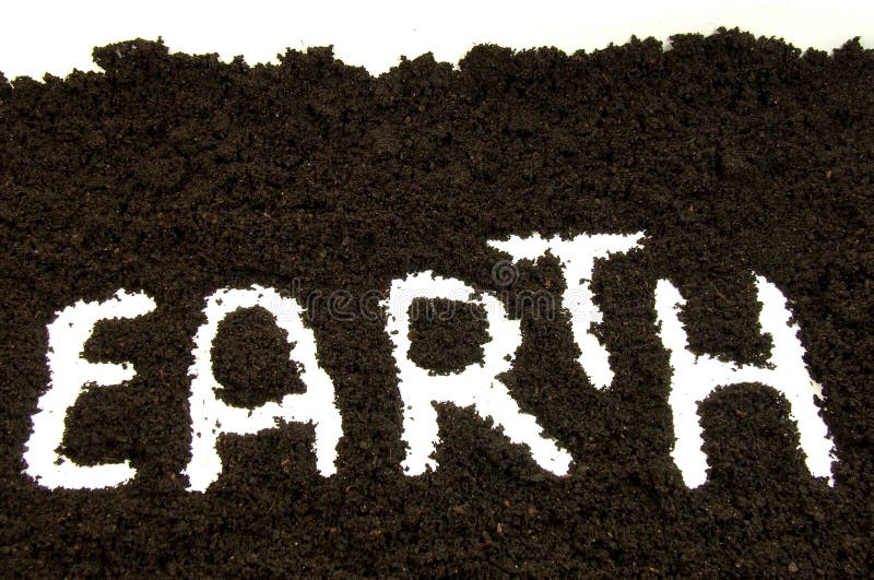 Text Earth Day and Man Hands Patterned with a World Map (furnished by ...