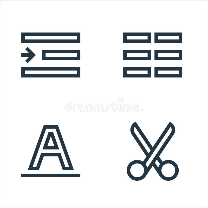Text editor icons set 1 stock illustration. Illustration of help - 5251326