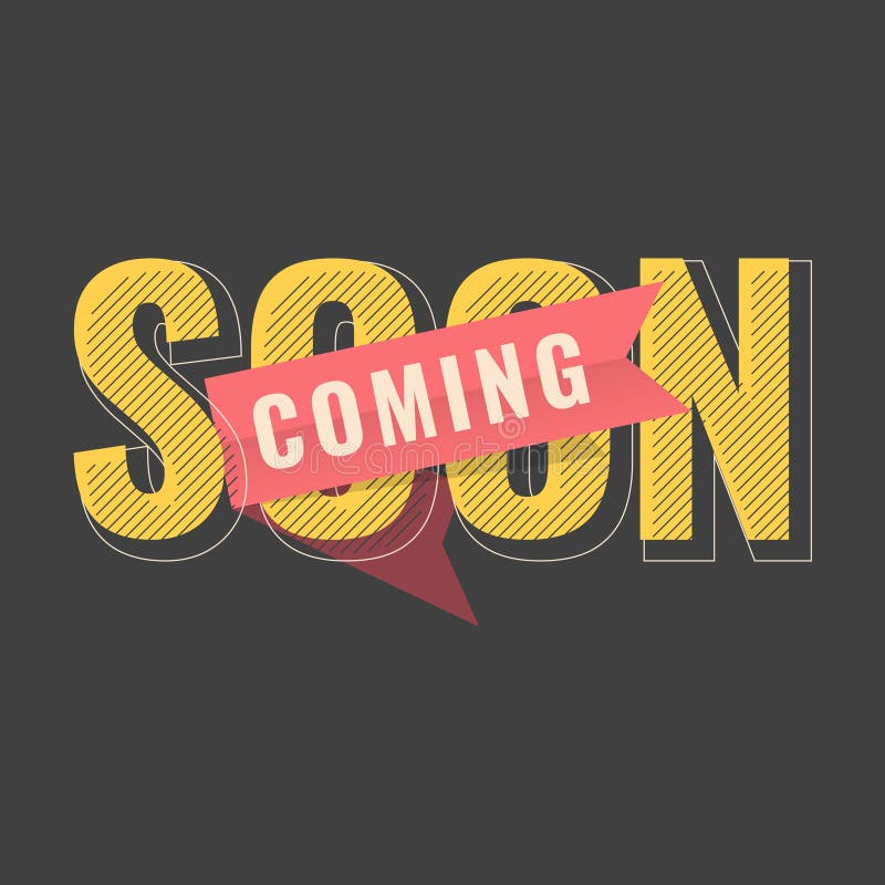 Text Effect of Coming Soon stock vector. Illustration of ceremony ...