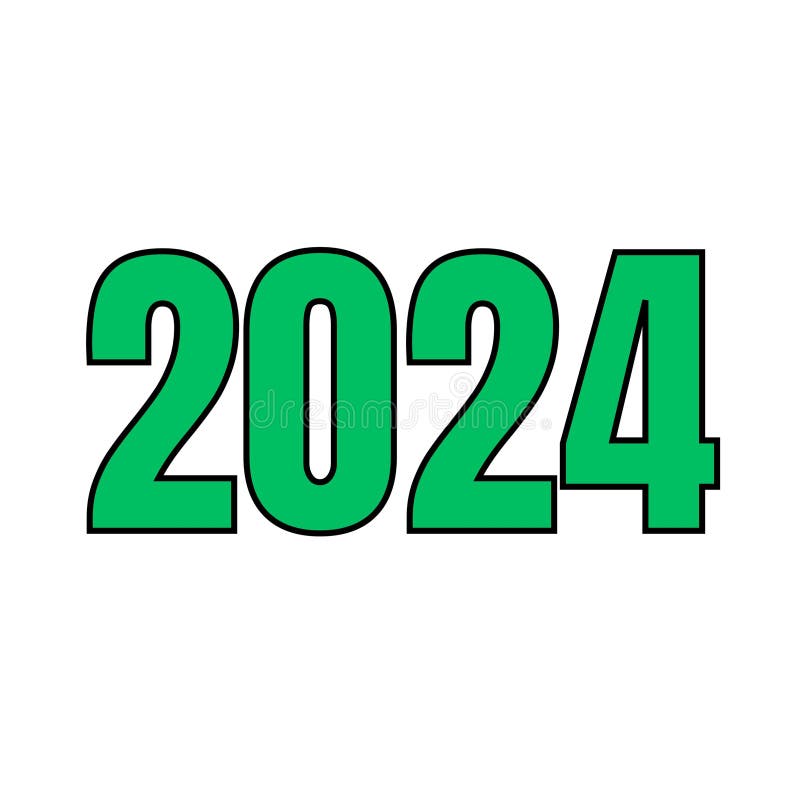 2024 text effect design stock vector. Illustration of brand - 288294298