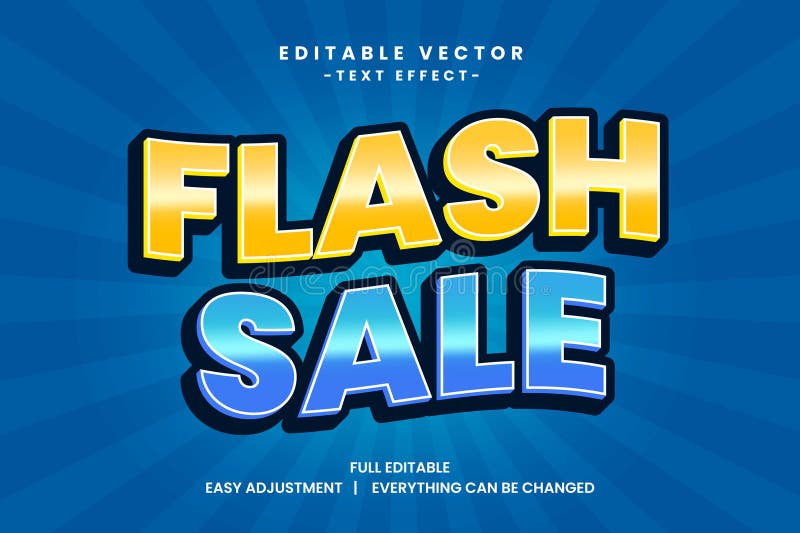 Vector Big Sale Big Promo Text Effect Stock Vector - Illustration of ...