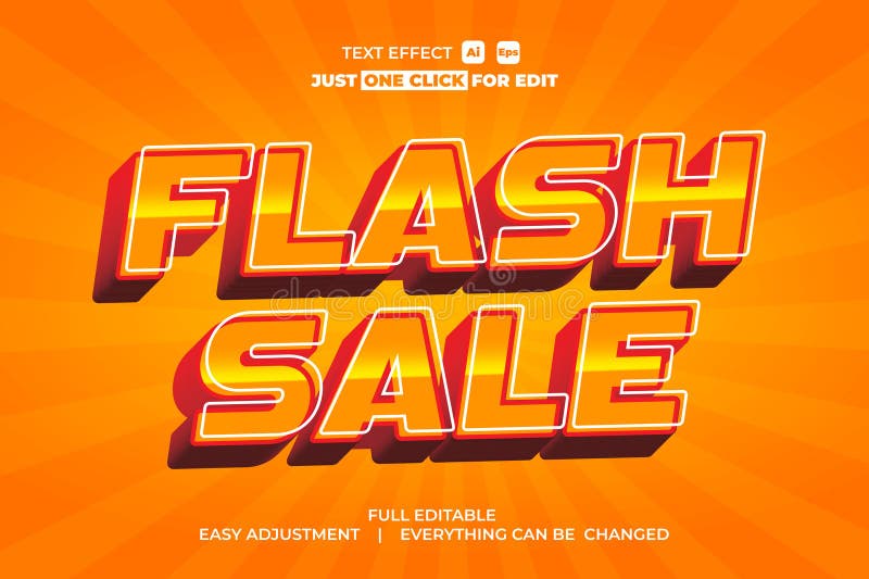 Vector Big Sale Big Promo Text Effect Stock Vector - Illustration of ...