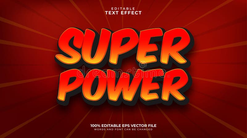 Style Text Effect, Editable Text Effect Stock Vector - Illustration of ...