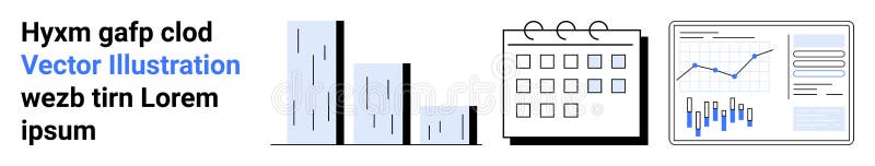 Business Analytics Charts, Calendar, and Data Analysis for Effective ...