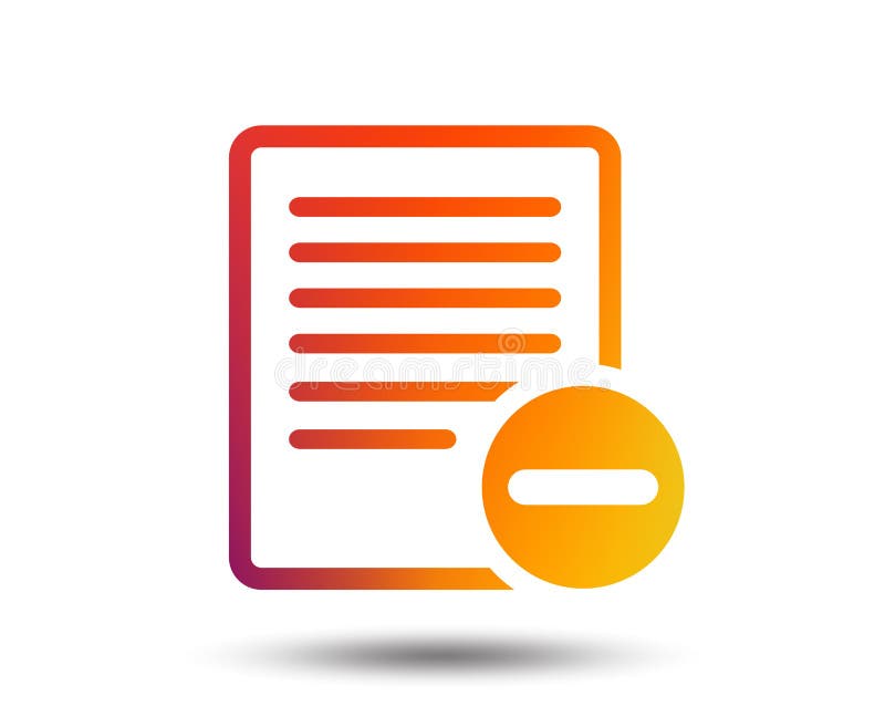 Text File Sign Icon. Delete File Document Symbol Stock Vector ... Text File Sign Icon. Delete File Document Symbol Stock Vector ...