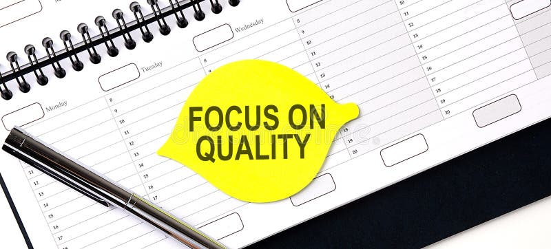 Focus on Quality | Quality Control Stock Image - Image of sector ...