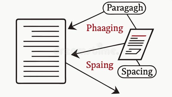 Text Formatting Icon, Paragraph Spacing and Writing Tool Vector Design ...