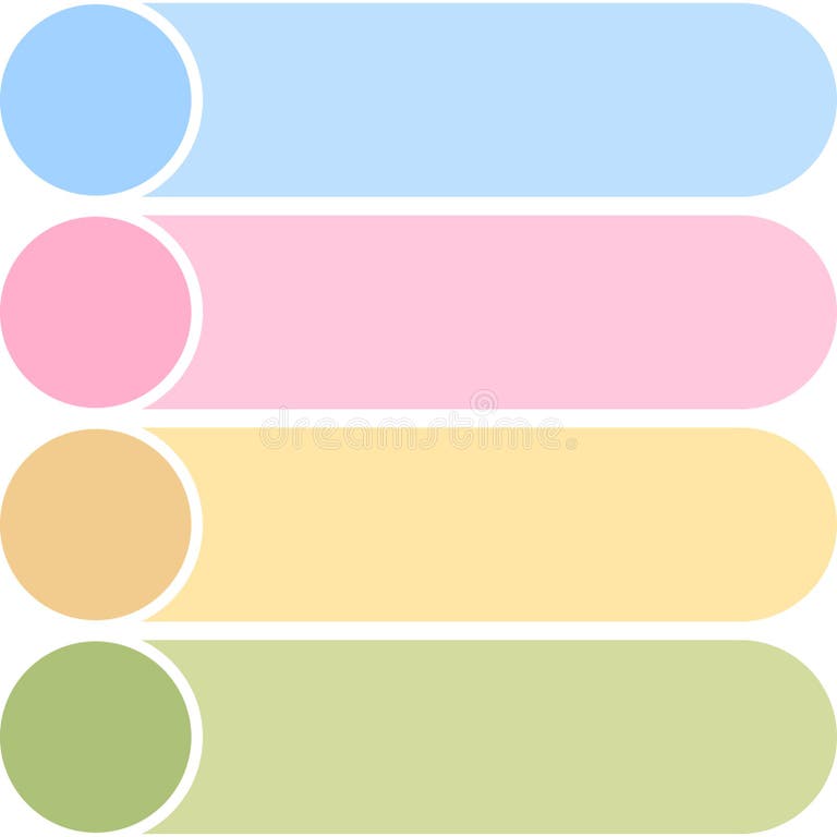 Infographics for Banner Designers, Text Frame for Adding Message Stock ...